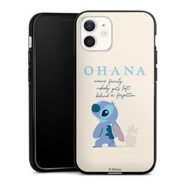 DeinDesign iPhone 12 Handy Silikon H&uuml;lle Case schwarz Handyh&uuml;lle Lilo & Stitch Disney Official Licensed Product