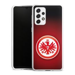 DeinDesign Galaxy A33 5G Handy Silikon H&uuml;lle Case wei&szlig; Handyh&uuml;lle Coat Of Arms Eintracht Frankfurt Official Licensed Product Silikon Case