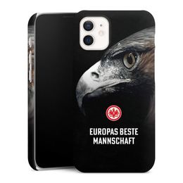 DeinDesign iPhone 12 mini Handy Premium Case Smartphone Handyh&uuml;lle Schutzh&uuml;lle matt European Cup Official Licensed Product Eintracht Frankfurt Premium Case