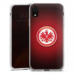 DeinDesign iPhone Xr Handy Silikon H&uuml;lle Case transparent Handyh&uuml;lle Official Licensed Product Coat Of Arms Eintracht Frankfurt Silikon Case
