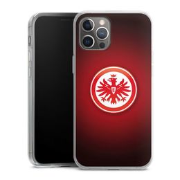DeinDesign iPhone 12 Pro Max Handy Silikon H&uuml;lle Case transparent Handyh&uuml;lle Official Licensed Product Coat Of Arms Eintracht Frankfurt Silikon Case