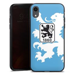 DeinDesign iPhone Xr Handy Silikon H&uuml;lle Case schwarz Handyh&uuml;lle Coat Of Arms Tsv 1860 M&uuml;nchen Official Licensed Product