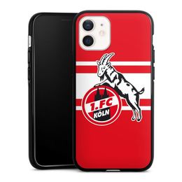 DeinDesign iPhone 12 mini Handy Silikon H&uuml;lle Case schwarz Handyh&uuml;lle Official Licensed Product 1. Fc K&ouml;ln Coat Of Arms