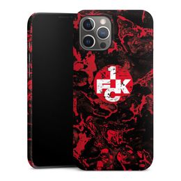 DeinDesign iPhone 12 Pro Max Handy Premium Case Smartphone Handyh&uuml;lle Schutzh&uuml;lle matt 1. Fc Kaiserslautern 1. Fck Logo Premium Case