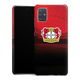 DeinDesign Galaxy A51 Handy Premium Case Smartphone Handyh&uuml;lle Schutzh&uuml;lle gl&auml;nzend Bayer 04 Leverkusen Official Licensed Product Stadium Premium Case