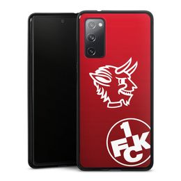 DeinDesign Galaxy S20 FE Handy Silikon H&uuml;lle Case schwarz Handyh&uuml;lle 1. Fc Kaiserslautern Official Licensed Product Devil
