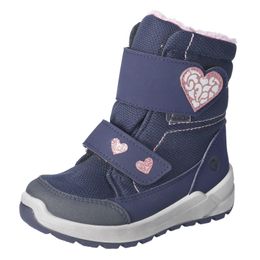 Ricosta Stiefelette Lederimitat/Textil Stiefelette, blau, 26 EU