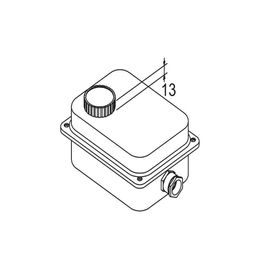 Jevi Junction box for immersion heater type h 2rg