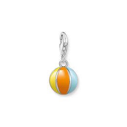 Thomas Sabo Charm-Anhänger bunter Wasserball Silber