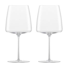 Schott Zwiesel Zwiesel Glas - Simplify Weinglas, samtig & üppig, 740 ml (2er-Set)