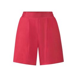 Lascana Shorts (mit Bindegürtel) im Paperbag-Stil aus Leinenmix, rot