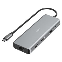 Hama Connect2Media USB-C Hub, Grau