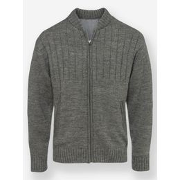 WITT Herren Strickjacke, grau, Gr&ouml;&szlig;e 50