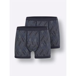 KINGsCLUB Herren Hose kurz, marine-bedruckt, Gr&ouml;&szlig;e 6