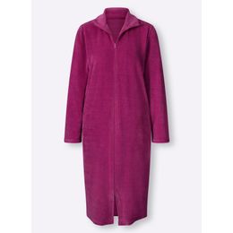 w&auml;schepur w&auml;schepur Damen Morgenmantel in Nicki-Qualit&auml;t, magenta, Gr&ouml;&szlig;e 36/38