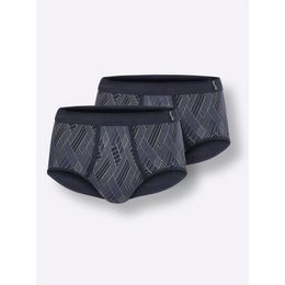 KINGsCLUB Herren Slip, marine-bedruckt, Gr&ouml;&szlig;e 6