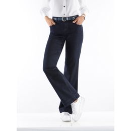 WITT Damen Jeans mit weitem Bein, dark blue, Gr&ouml;&szlig;e 24