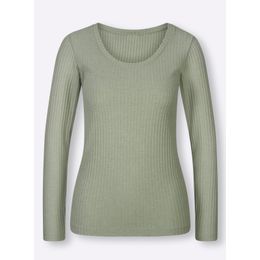 w&auml;schepur w&auml;schepur Damen Shirt, lindgr&uuml;n, Gr&ouml;&szlig;e 48/50