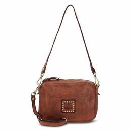 Campomaggi Schultertasche Leder 21 cm cognac