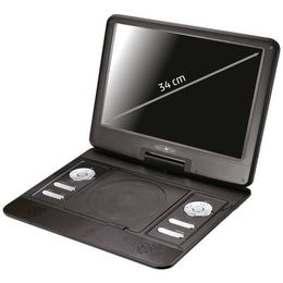 Reflexion DVD1322 Tragbarer TV mit DVD-Player 34 cm 13 Zoll EEK: D (A - G) inkl. 12 V Kfz-Anschlusskabel, inkl. DVB-T Antenne, Akkubetrieb, mit integriertem