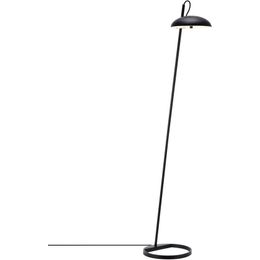 Stehlampe design for the people "Versale" Lampen Gr. Ø 22,00 cm Höhe: 140,00 cm, schwarz Standleuchte Stehlampe Standleuchten