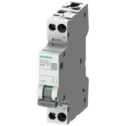 Siemens Leitungsschutzschalter 5SL6010-6, 230 V, 1+N-polig/1TE, B, 10 A
