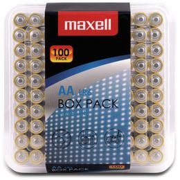 Maxell Mignon-Batterie Alkaline, AA, LR6, 100er Box