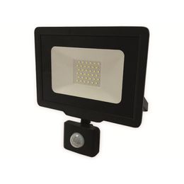 Optonica LED-Fluter, Bewegungsmelder 5951, 50 W, 4500 K, schwarz