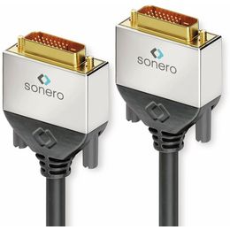 Sonero DVI-Kabel Premium, 10 m, Dual Link, Stecker/Stecker (24+1)