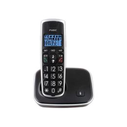 Fysic DECT-Telefon FX-6000, mit großen Tasten, schwarz