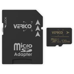 Verico microSDXC Speicherkarte 128GB, Class 10, UHS-I, mit Adapter
