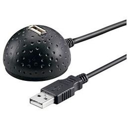 goobay USB 2.0 A Kabel 1,5 m schwarz