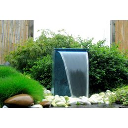 Ubbink Gartenbrunnen Vicenza, 35 cm Breite, Wasserbecken BxT: 48x79 cm, (Komplett-Set), grau