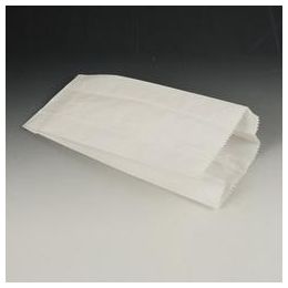 Gastro Papstar 1000 Papierfaltenbeutel, Cellulose, gefädelt 21 cm x 10 cm x 5 cm weiss Füllinhalt 0,5 kg