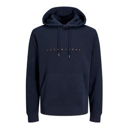 Jack & Jones JACK & JONES Sweatshirt 'JJEStar' male size XS Navy / Orange