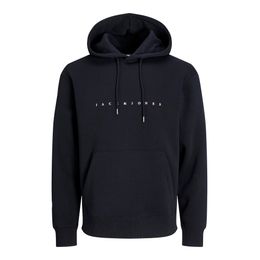 Jack & Jones JACK & JONES Sweatshirt 'JJEStar' male size L Black / White