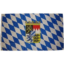 Flagge Bayern Wappen 90 x 150 cm