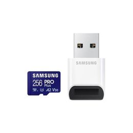 Samsung PRO Plus SD + USB Card Reader - 180MB/s - 256GB