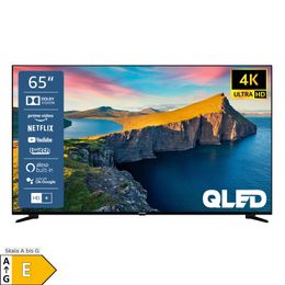 Telefunken QU65K800 65 Zoll QLED Fernseher, Smart TV, 4K UHD, Alexa Built-in, inkl. 6 Monate gratis HD+