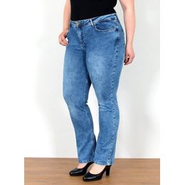ESRA Straight-Jeans FG7 Straight Fit Jeans Damen High Waist
