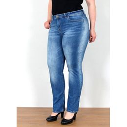 ESRA Straight-Jeans FG7 Straight Fit Jeans Damen High Waist