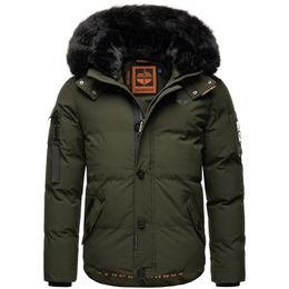 STONE HARBOUR Herren Winterjacke stylischer Winterparka mit abnehmbarer Kapuze Halvaar