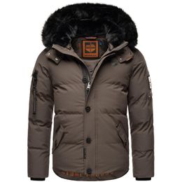 STONE HARBOUR Herren Winterjacke stylischer Winterparka mit abnehmbarer Kapuze Halvaar