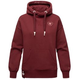 Navahoo Damen Kapuzensweatshirt Stylischer Damen Hoodie im Oversize-Look Goldfee