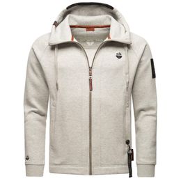 STONE HARBOUR Herren Kapuzensweatjacke sportliche Sweatjacke mit Logoprint und Kapuze Finn Luca