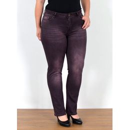 ESRA Straight-Jeans FG8 High Waist Straight Fit Jeans Damen bis Übergröße