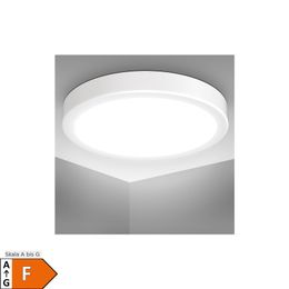 B.K.LICHT LED Deckenleuchte, weiß, 1xLED/18W
