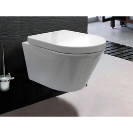 Bernstein Luxus-Wand-Hänge-WC Toilette Softclose CH1088