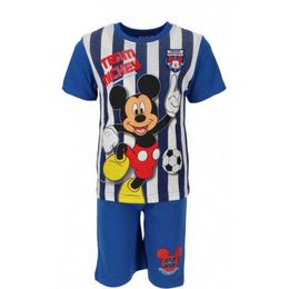 Disney Minnie Mouse Schlafanzug Minnie Mickey Maus Sommer Set Shorty Pyjama kurz T