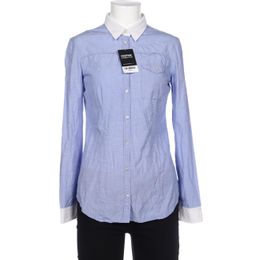 Oui Damen Bluse, blau